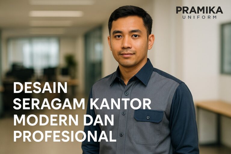 Desain Seragam Kantor Modern dan Profesional - Pramika Uniform