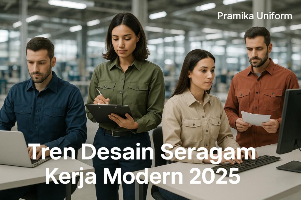 Tren Desain Seragam Kerja Modern 2025: Fungsional, Rapi, dan Nyaman ...
